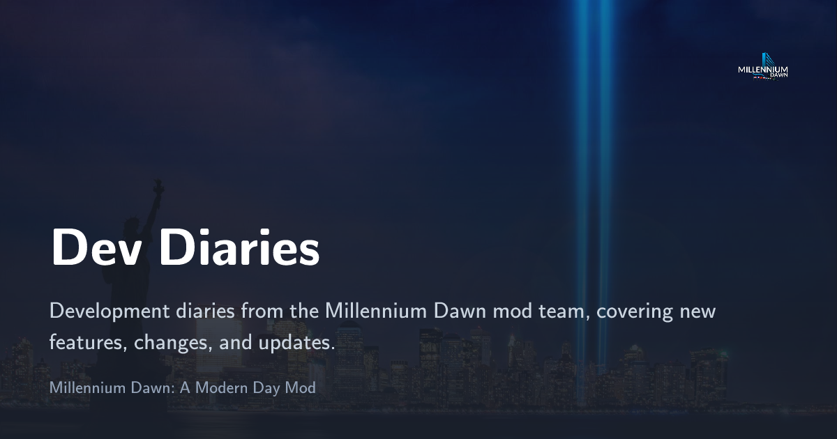 Dev Diaries - Millennium Dawn: A Modern Day Mod